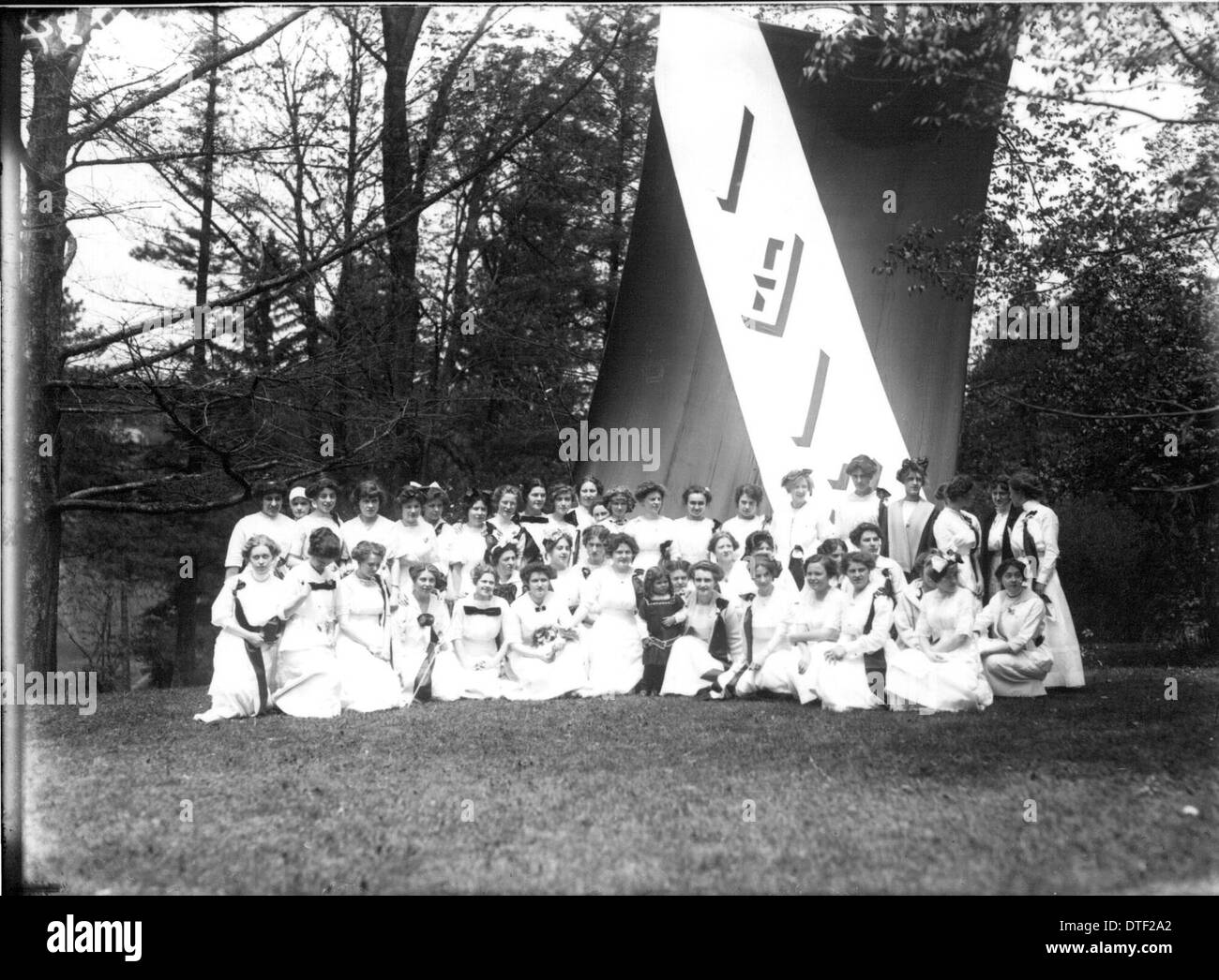 This 1912 image from Western College captures the Tree Day celebration ...