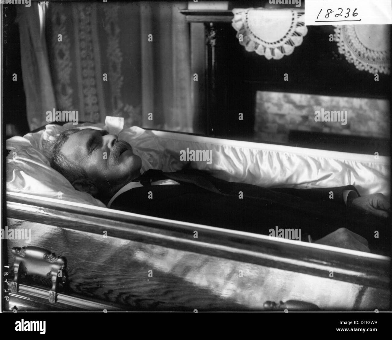 Coffins casket Black and White Stock Photos & Images - Alamy