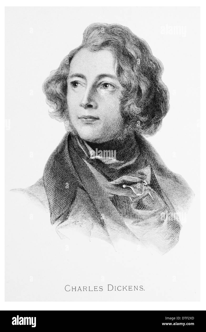Portrait charles dickens photograph hi-res stock photography and images ...