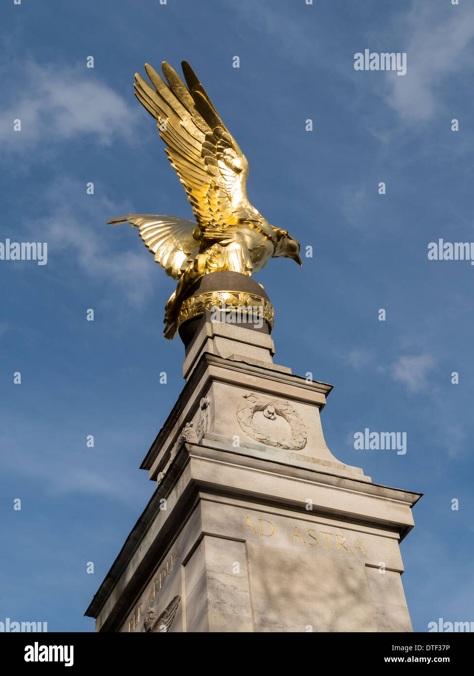 Golden eagle raf memorial embankment hi-res stock photography and ...