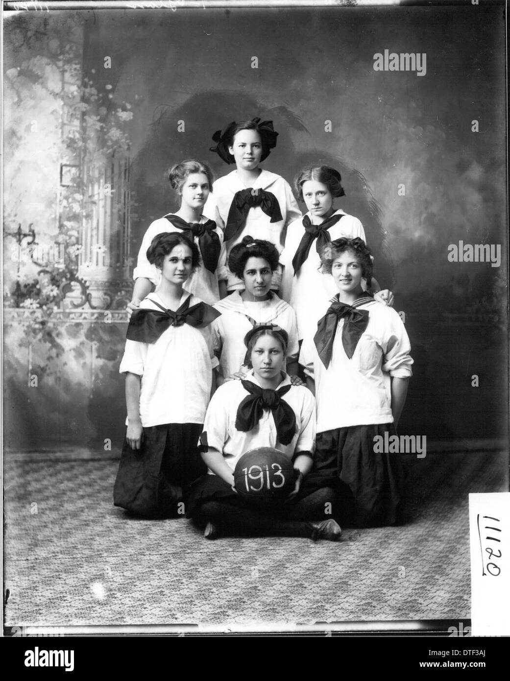Basketball players from Western College's junior class in 1912 are ...