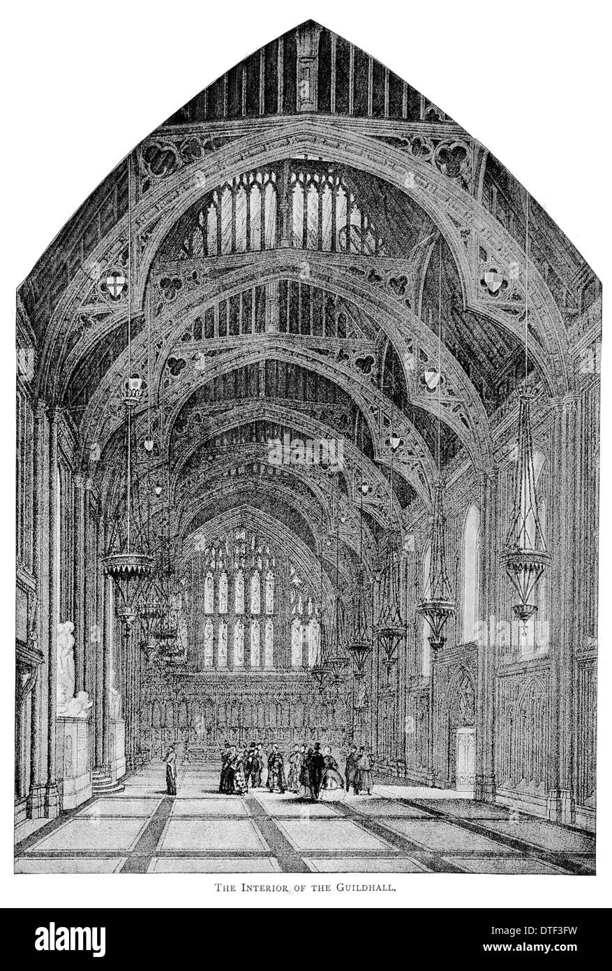 The guildhall london interior hi-res stock photography and images - Alamy
