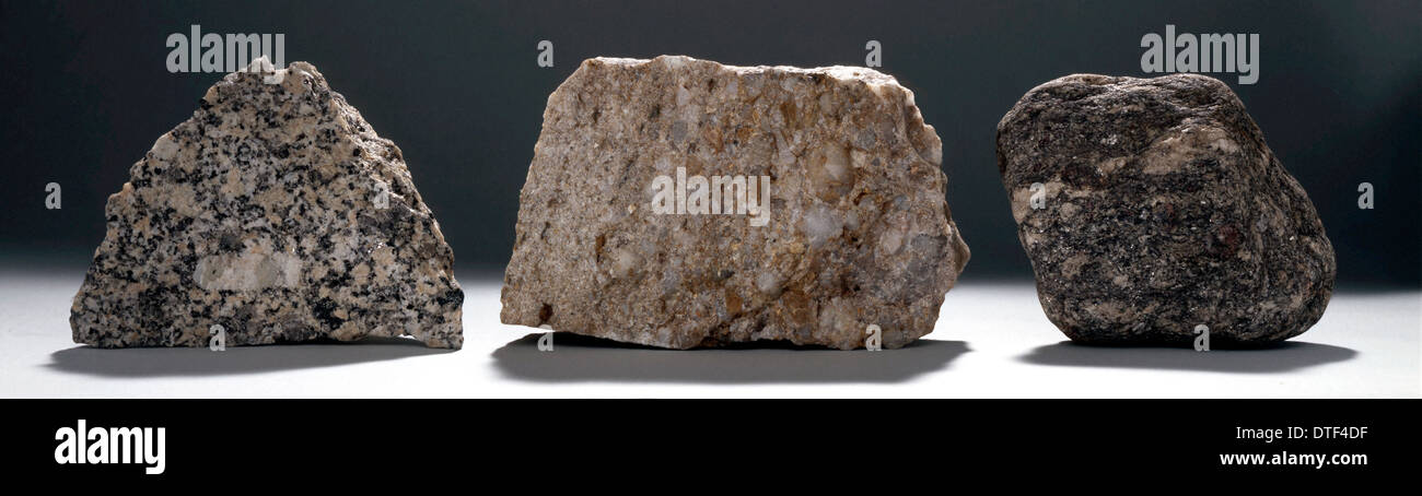 Common rock types Stock Photo - Alamy