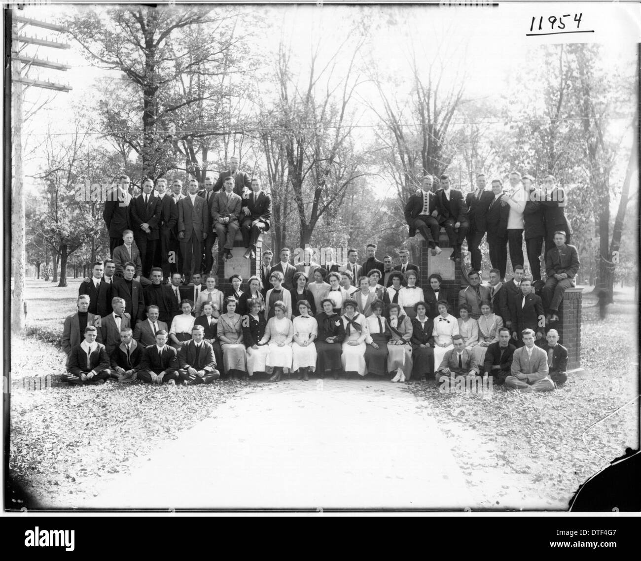 This portrait photograph from 1912 captures the Miami University ...