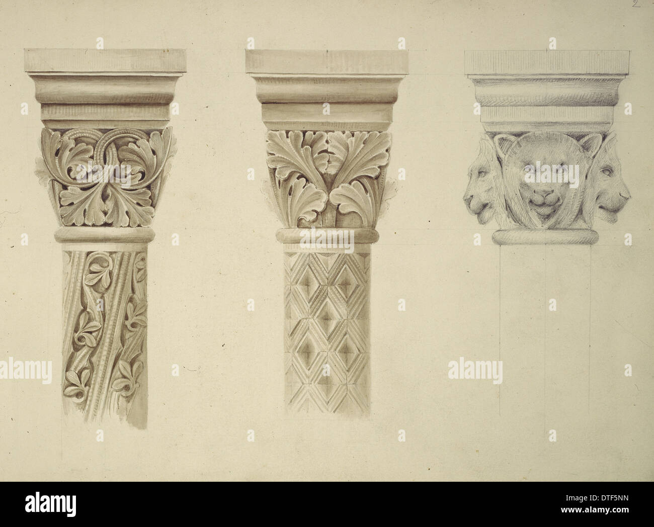 Designs for the Natural History Museum, by Alfred Waterhouse (1830-1905 ...