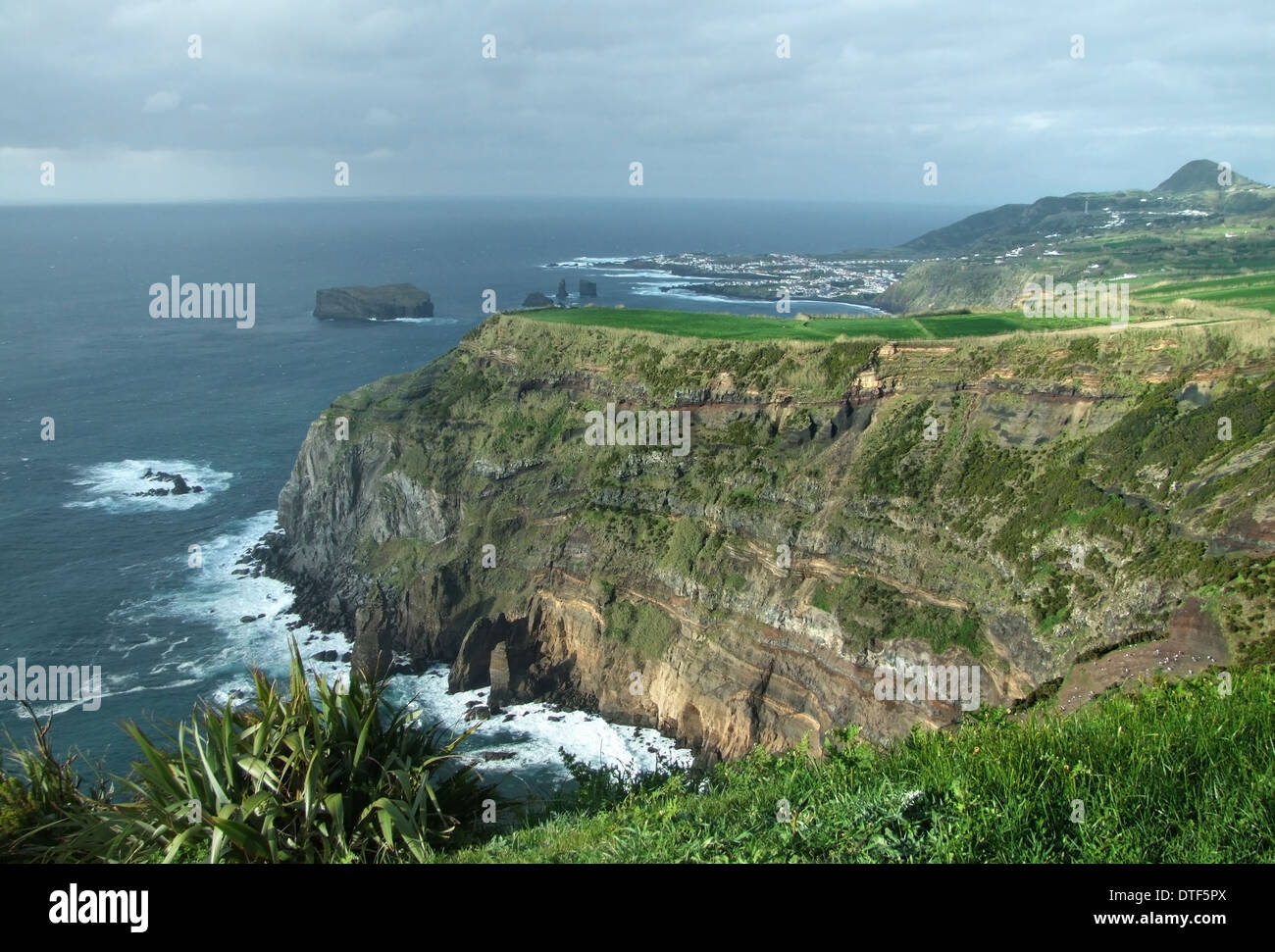 coastal scenery at the Azores (Portugal Stock Photo - Alamy