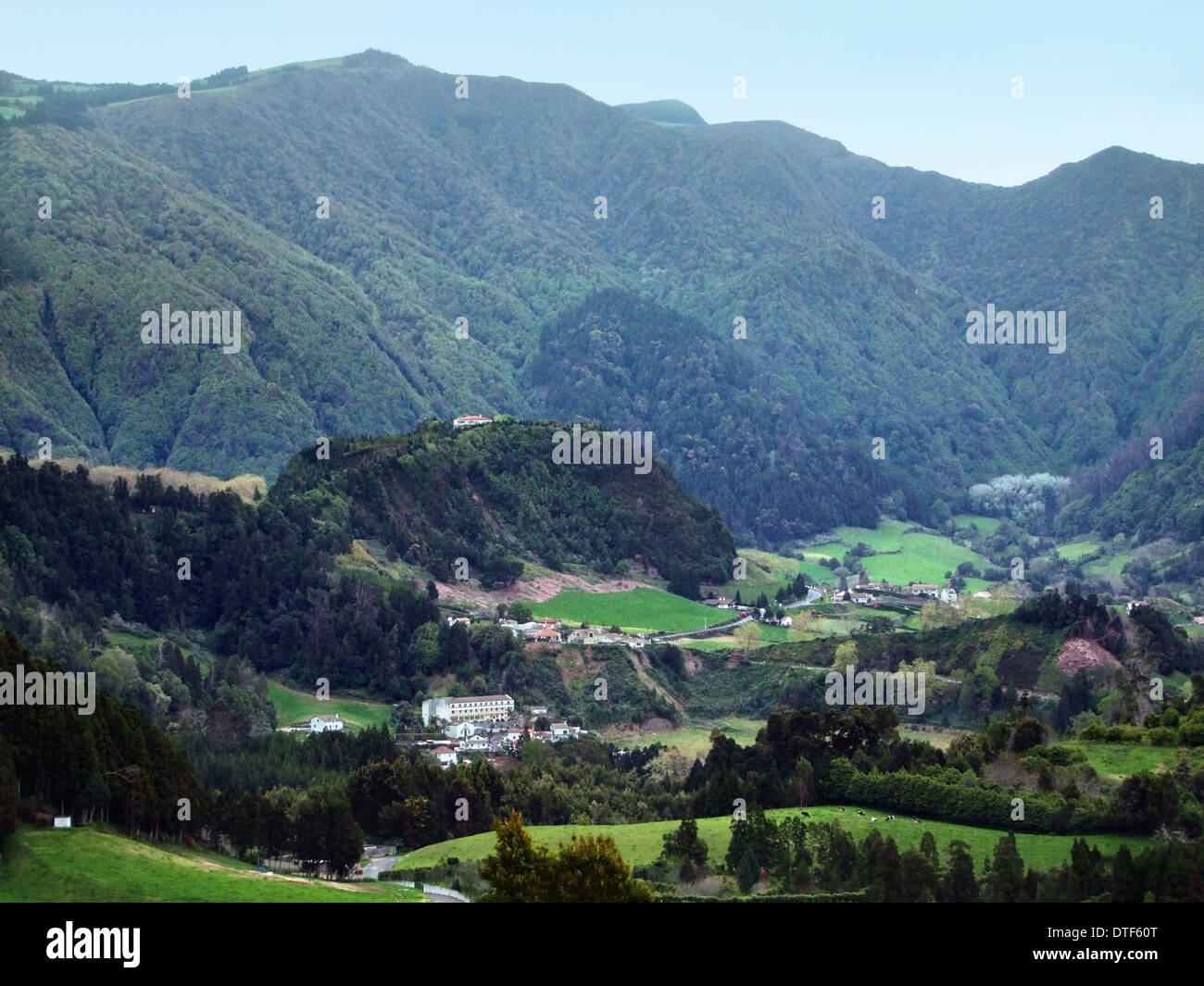 landscape at the Azores in Portugal Stock Photo - Alamy