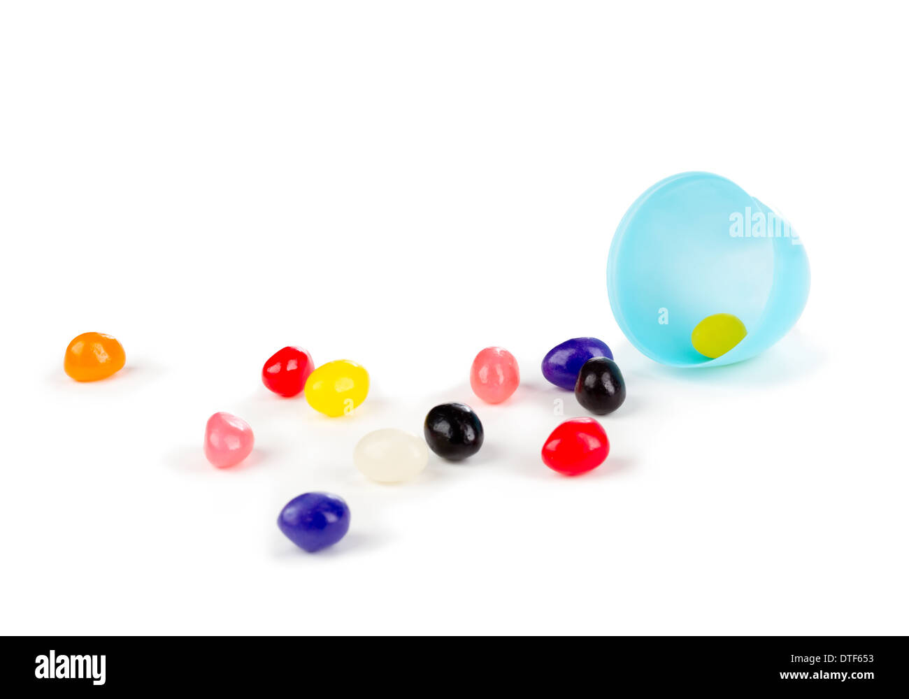 Plastic easter egg jelly beans hi-res stock photography and images - Alamy