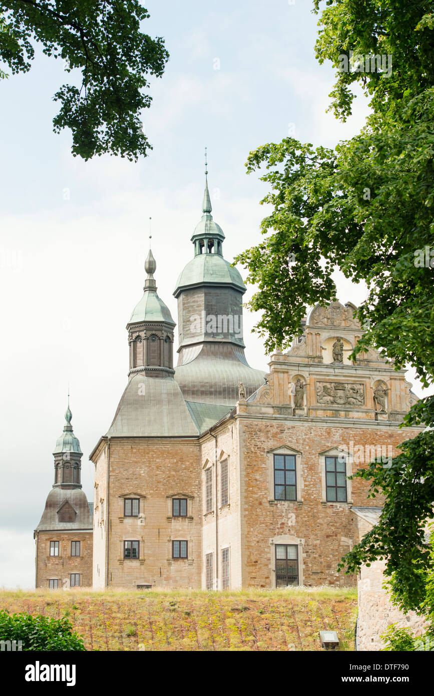 Vadstena castle a historical landmark in Ostergotland, Sweden Stock ...