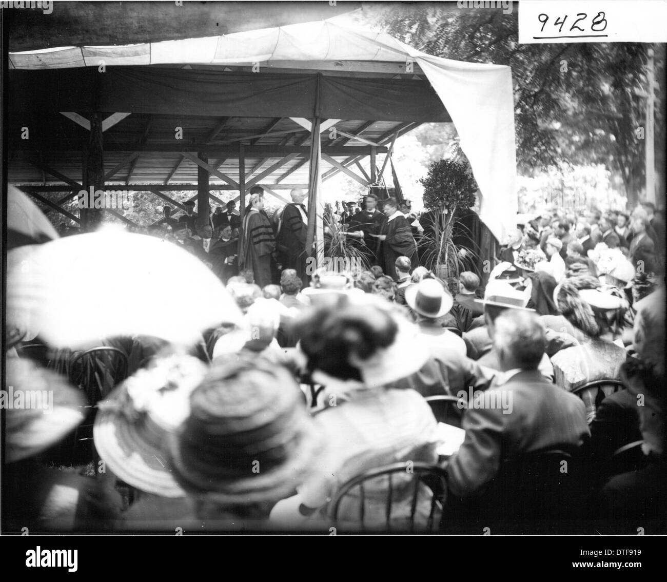 This photograph from 1909 captures the speakers at Miami University’s ...