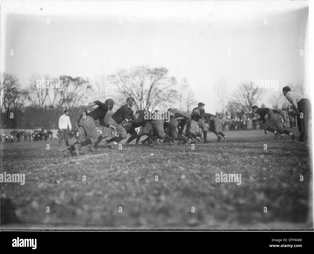 This image captures a football game between Miami University and Ohio ...
