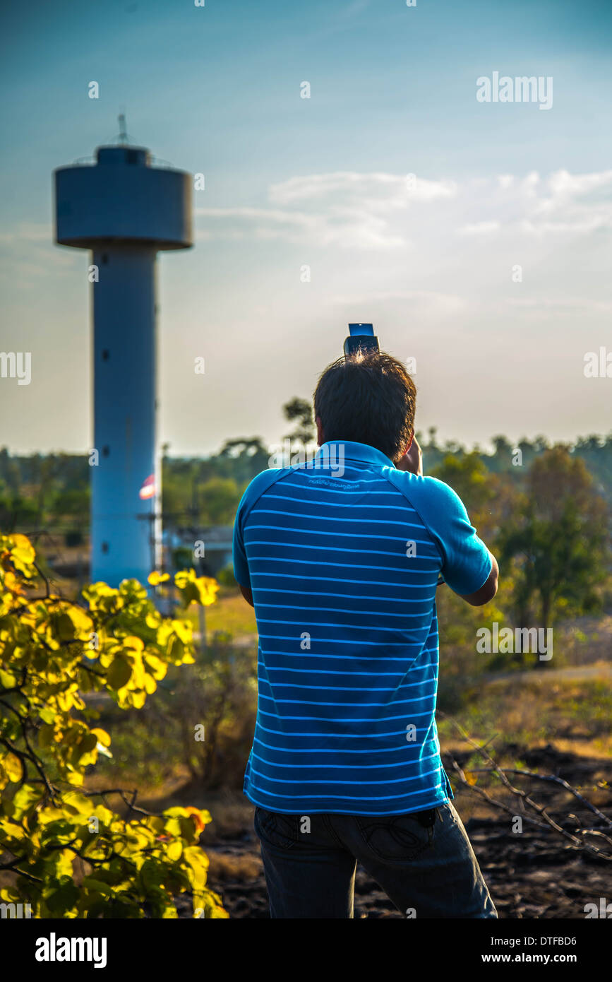 The Photographer take a photo of water tank Stock Photo - Alamy