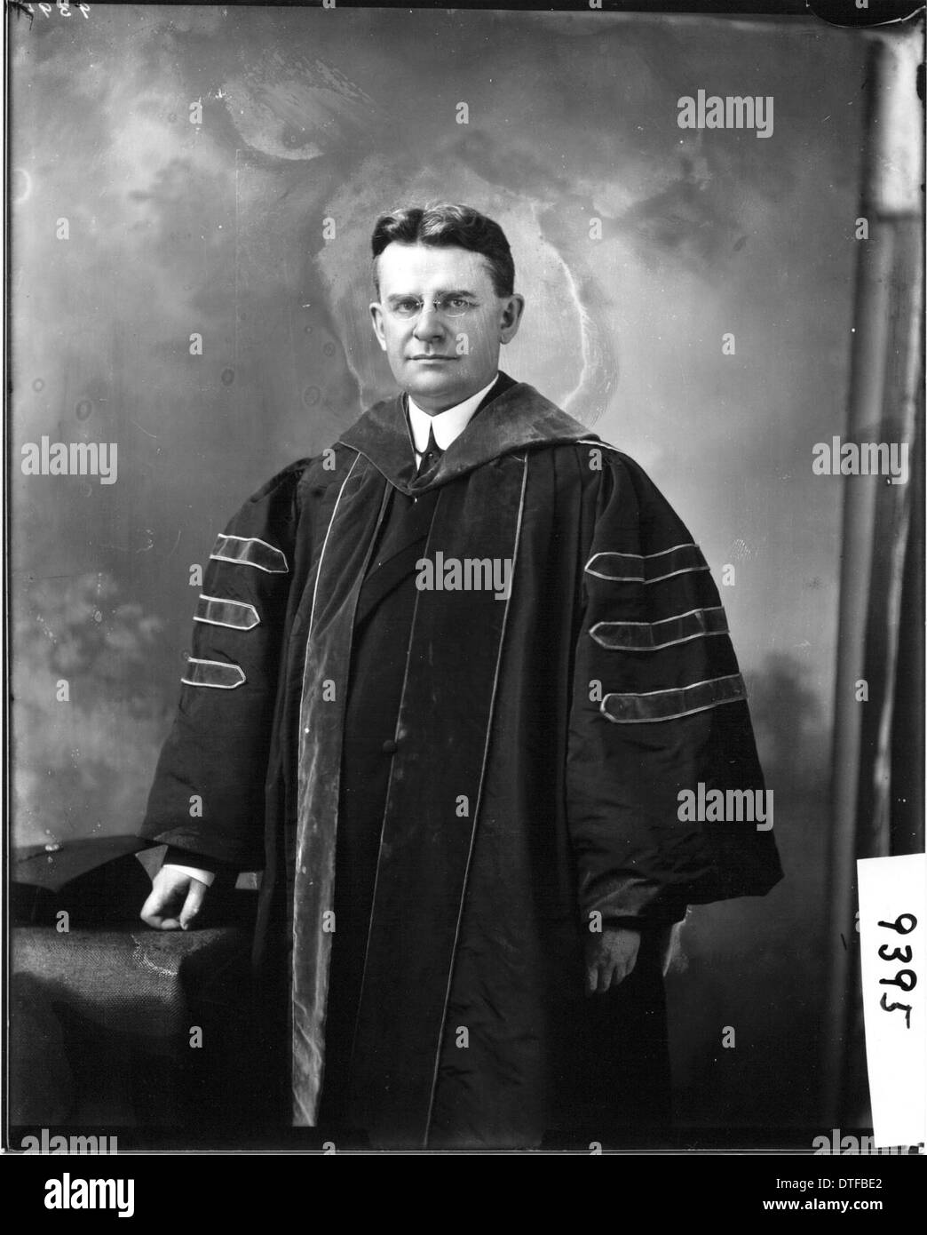 This portrait photograph of Guy Potter Benton, taken in 1909, depicts ...