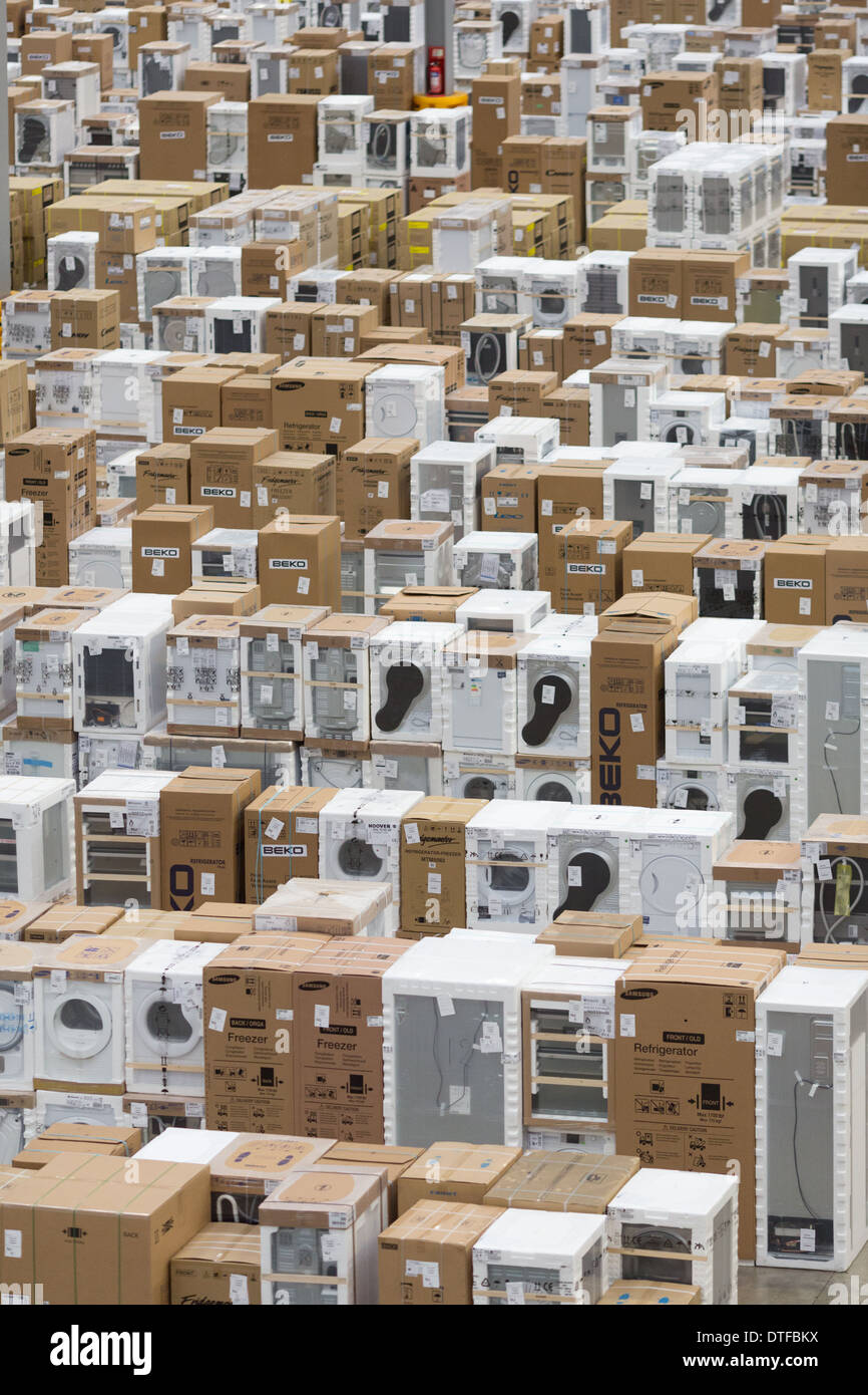 Bolton based AO.Com at their distribution centre in Crewe Pictured ...