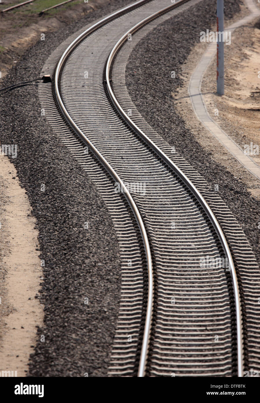 Berlin, Germany, Railroad Track Stock Photo - Alamy