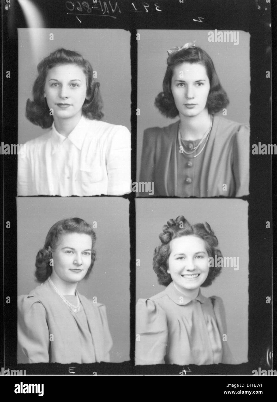 The McGuffey High School yearbook portraits from 1941 capture student ...