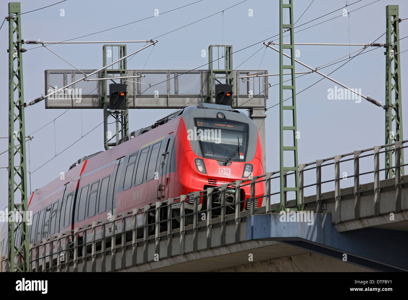 Berlin, Germany, regional train Stock Photo - Alamy
