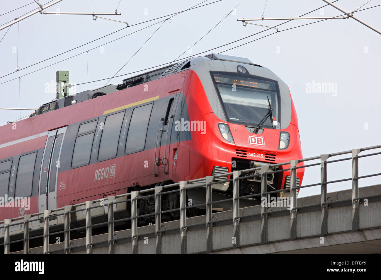 Berlin, Germany, regional train Stock Photo - Alamy