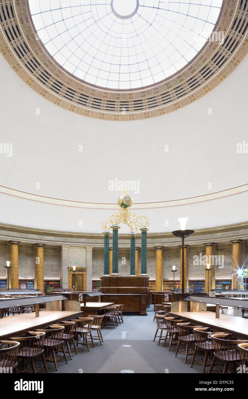 Manchester UK Central Library reading room almost ready for the public ...