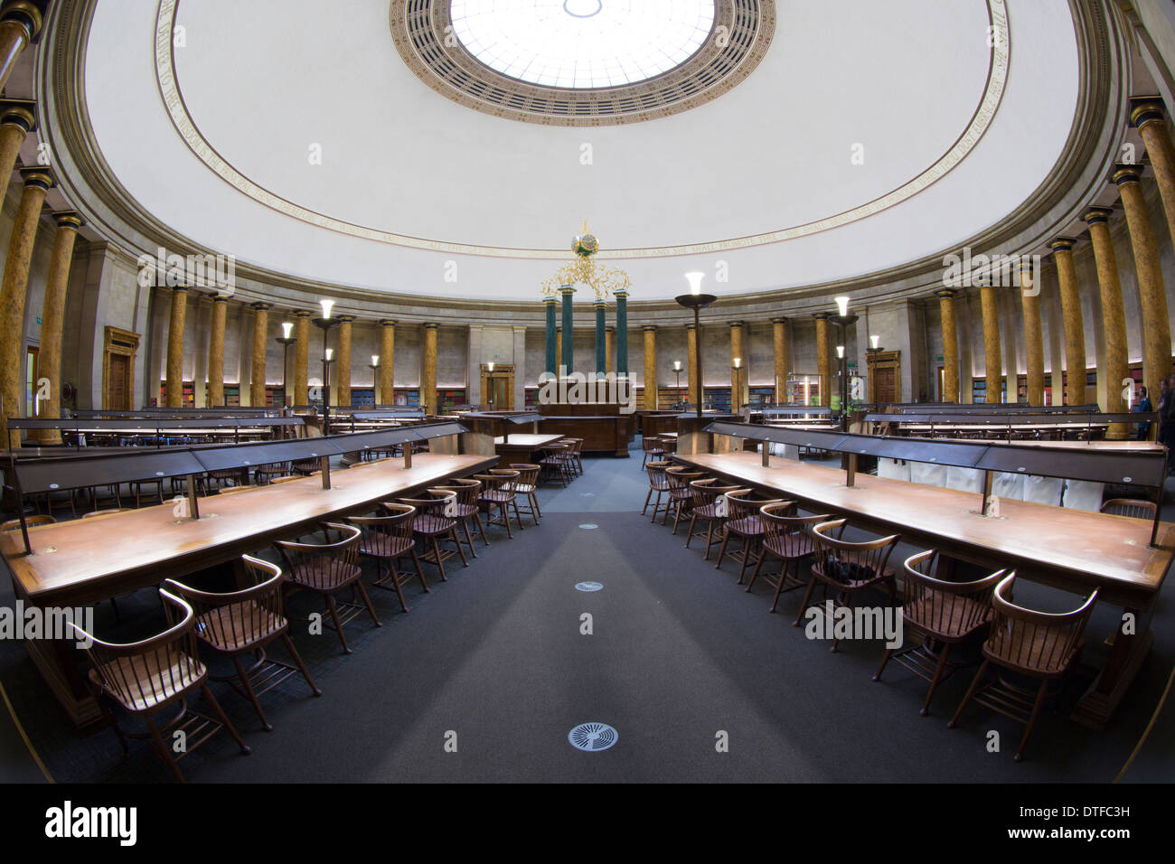 Manchester UK Central Library reading room almost ready for the public ...