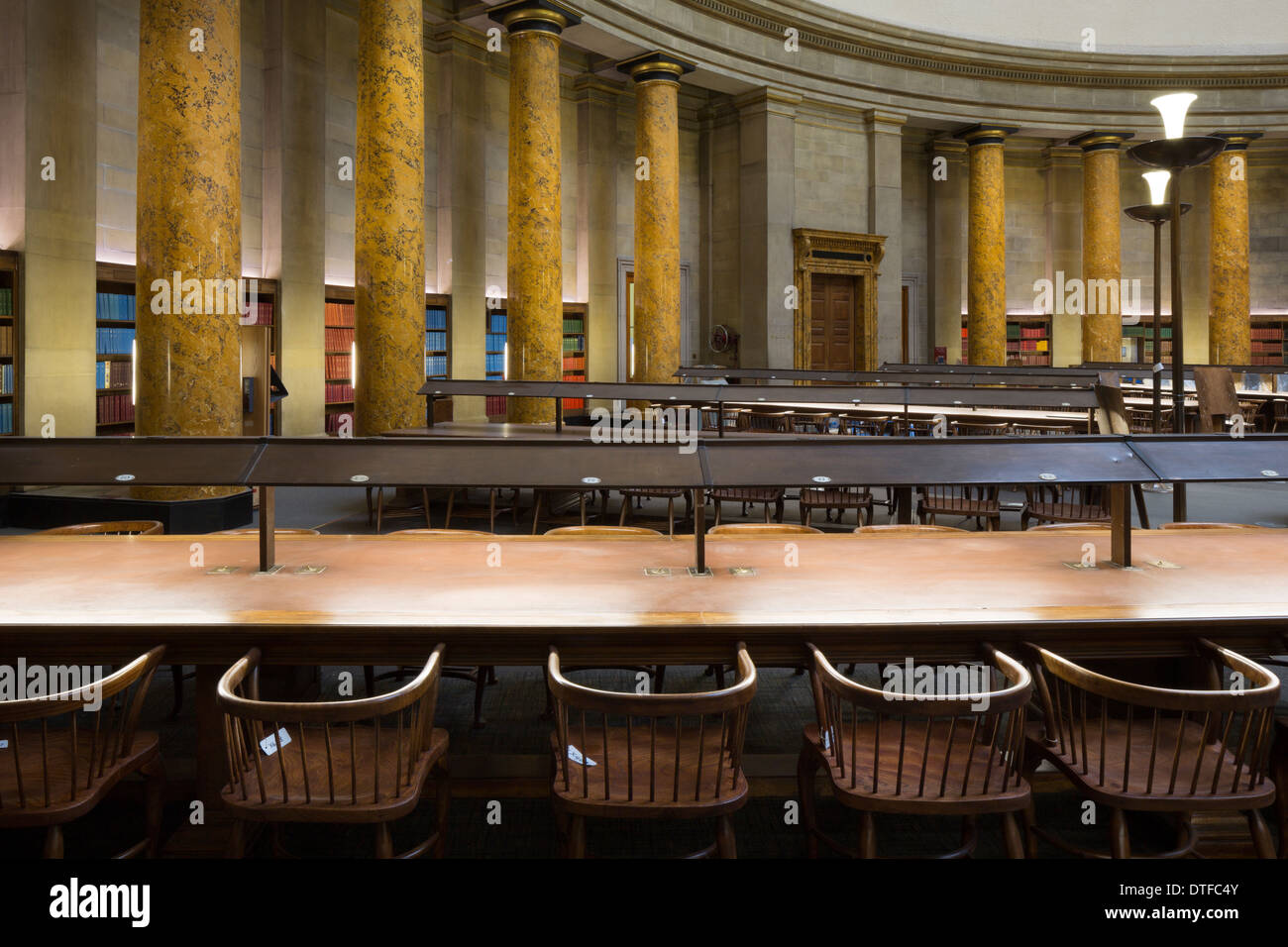 Manchester UK Central Library reading room almost ready for the public ...