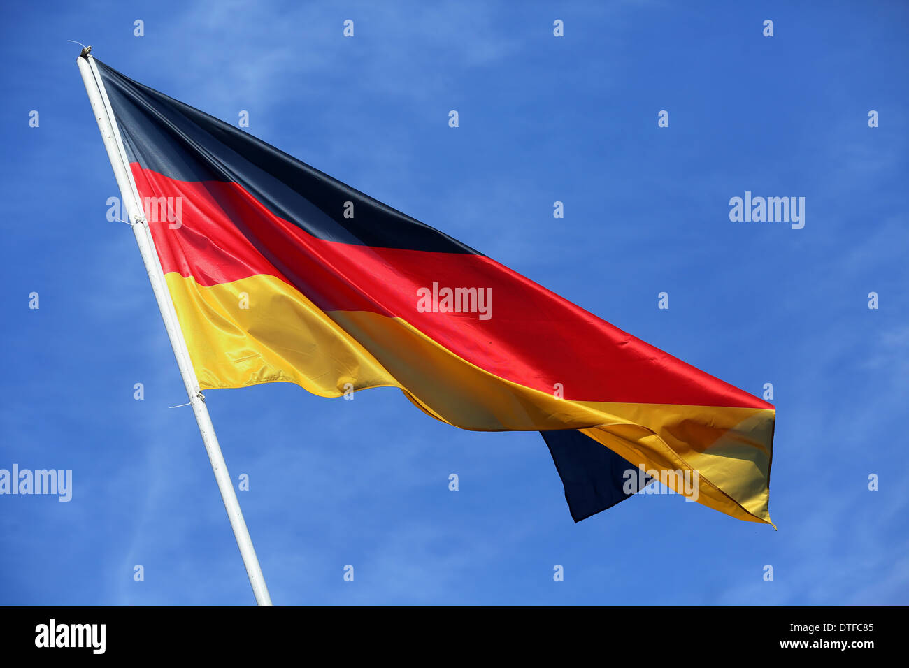 Hoppe Garden, Germany, National Flag of Germany Stock Photo - Alamy