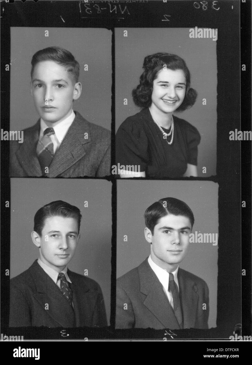 Yearbook features photographs Black and White Stock Photos & Images - Alamy