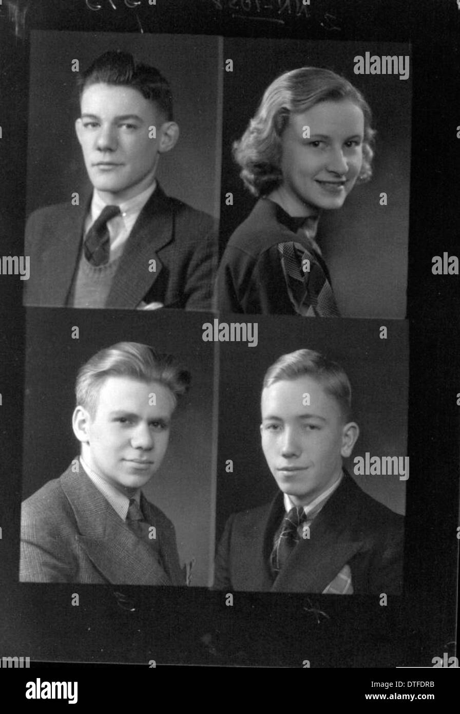 High school yearbook archive Black and White Stock Photos & Images - Alamy