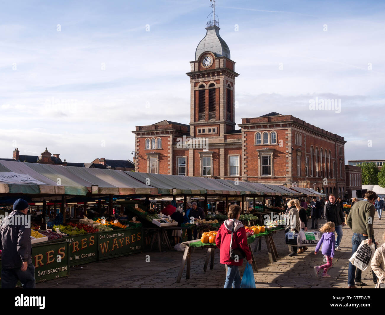 The market, Chesterfield,Derbyshire,UK Stock Photo - Alamy