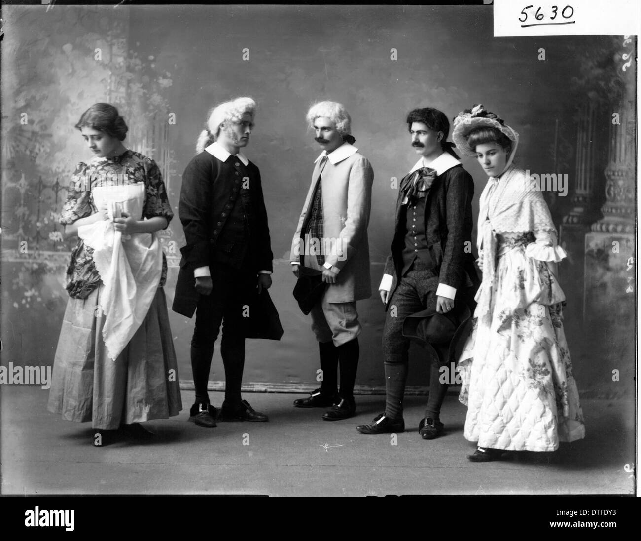A 1905 photograph features performers from Dora, captured in their ...