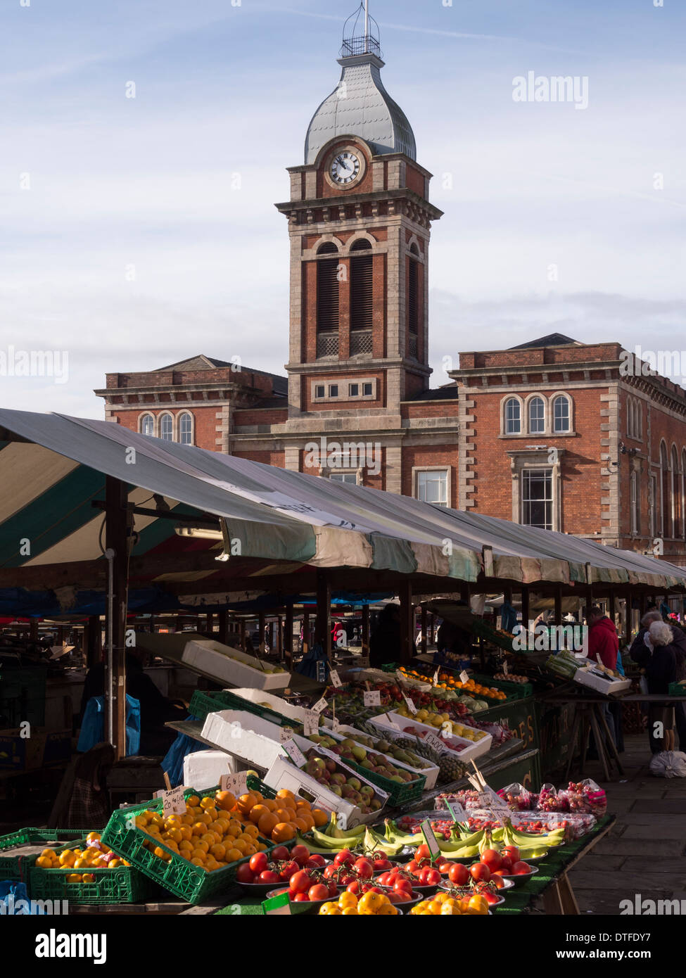 The market, Chesterfield,Derbyshire,UK Stock Photo - Alamy