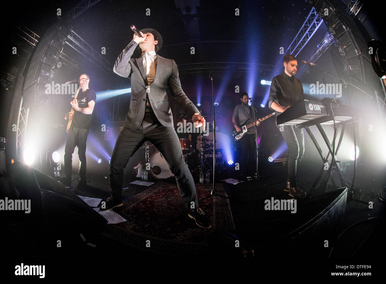 Milan Italy. 16th February 2014. The British alternative rock band ...