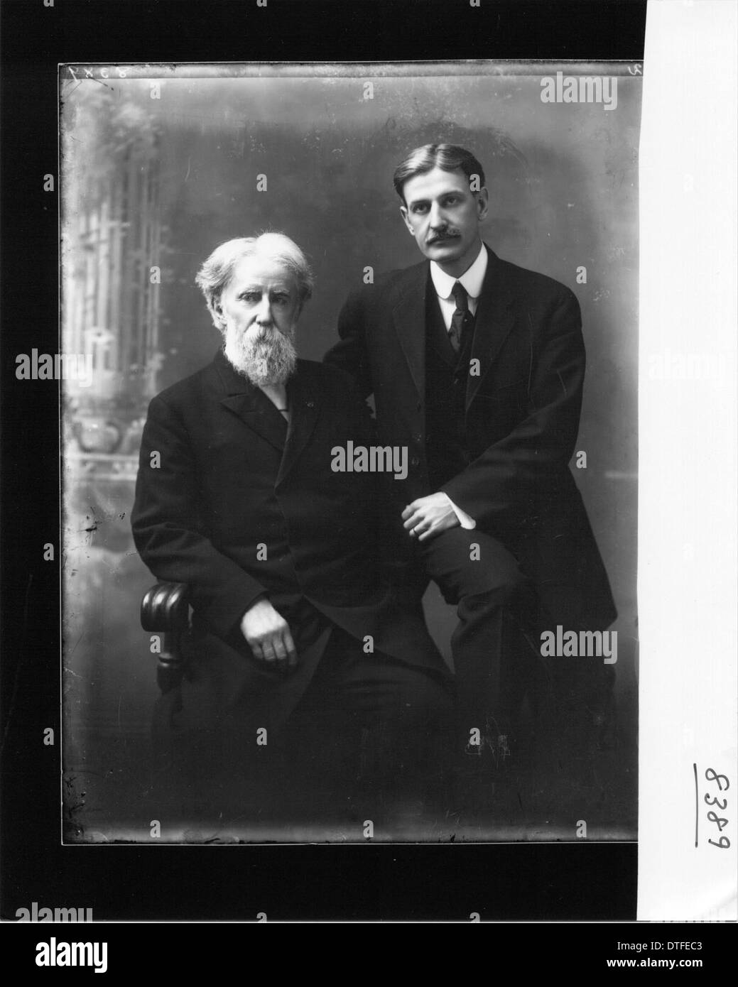 This portrait photograph features Dr. Joseph Nate alongside General ...