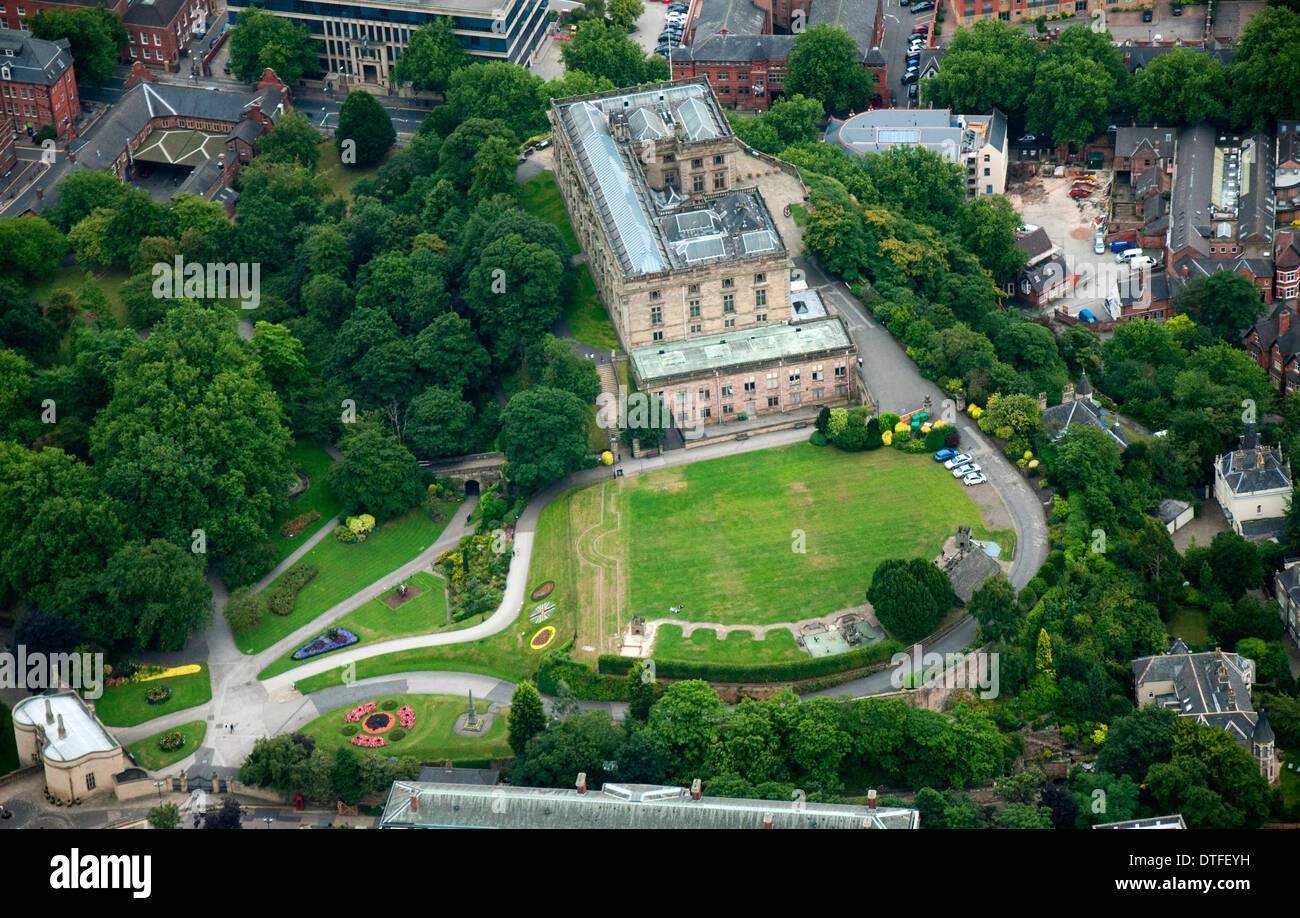 Nottingham Castle Aerial High Resolution Stock Photography and Images ...
