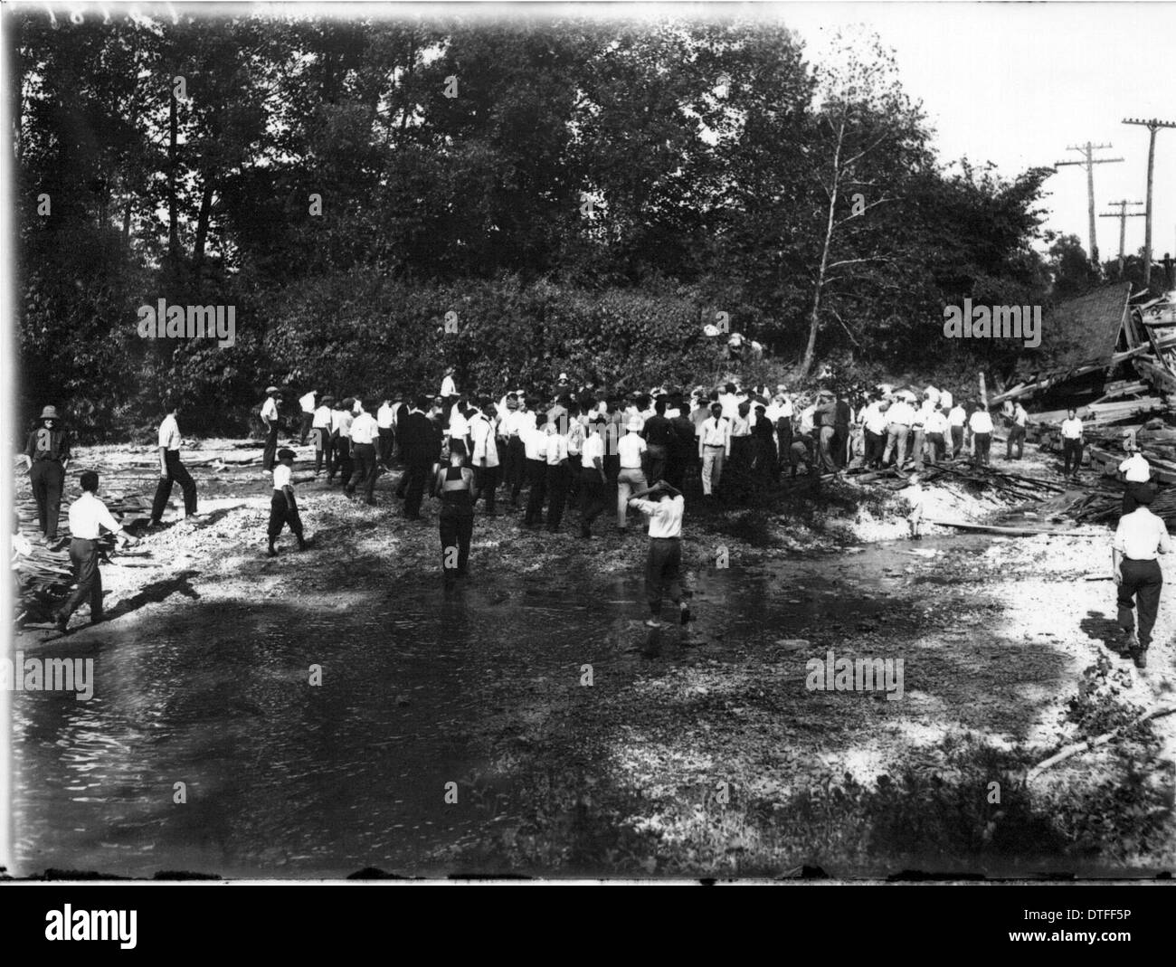A historical photograph from 1914, capturing Miami University students ...