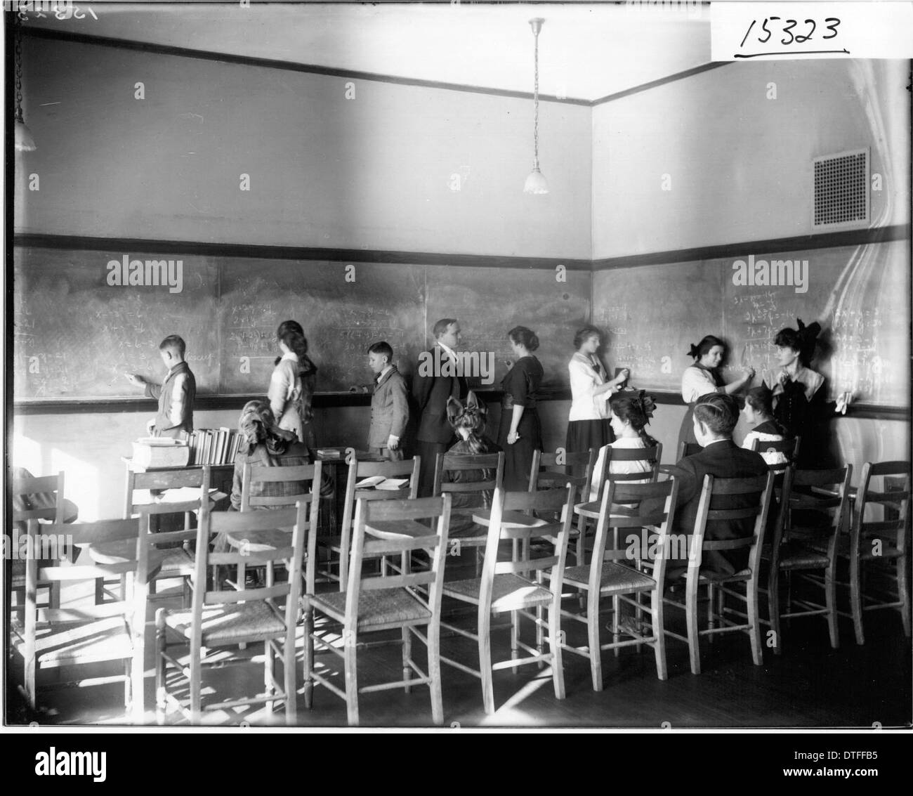 This photograph from 1916 captures a group of teachers during their ...