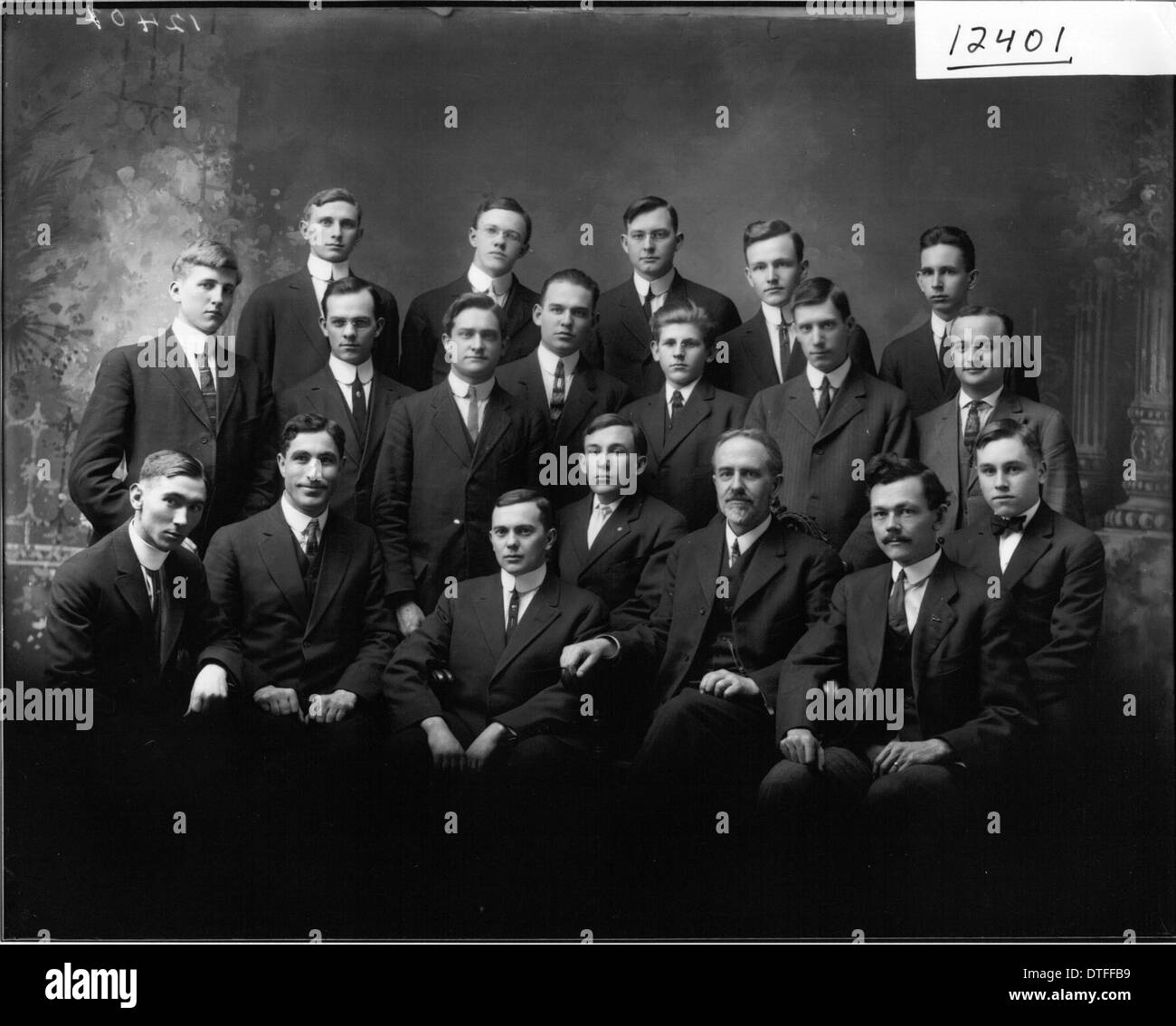 This 1913 photograph features the members of the Miami University ...