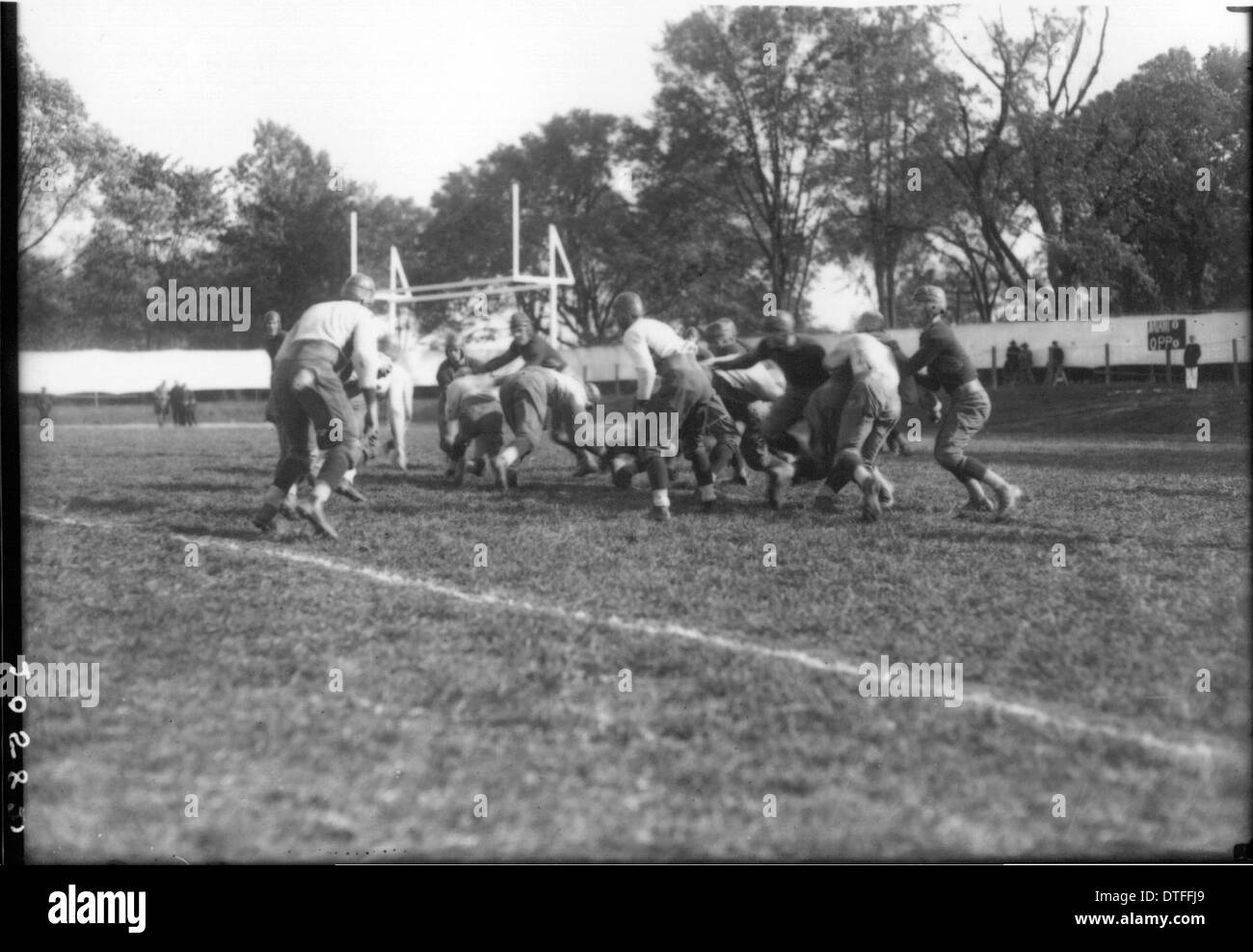 This historical photo from the 1921 Miami-Wittenberg football game ...