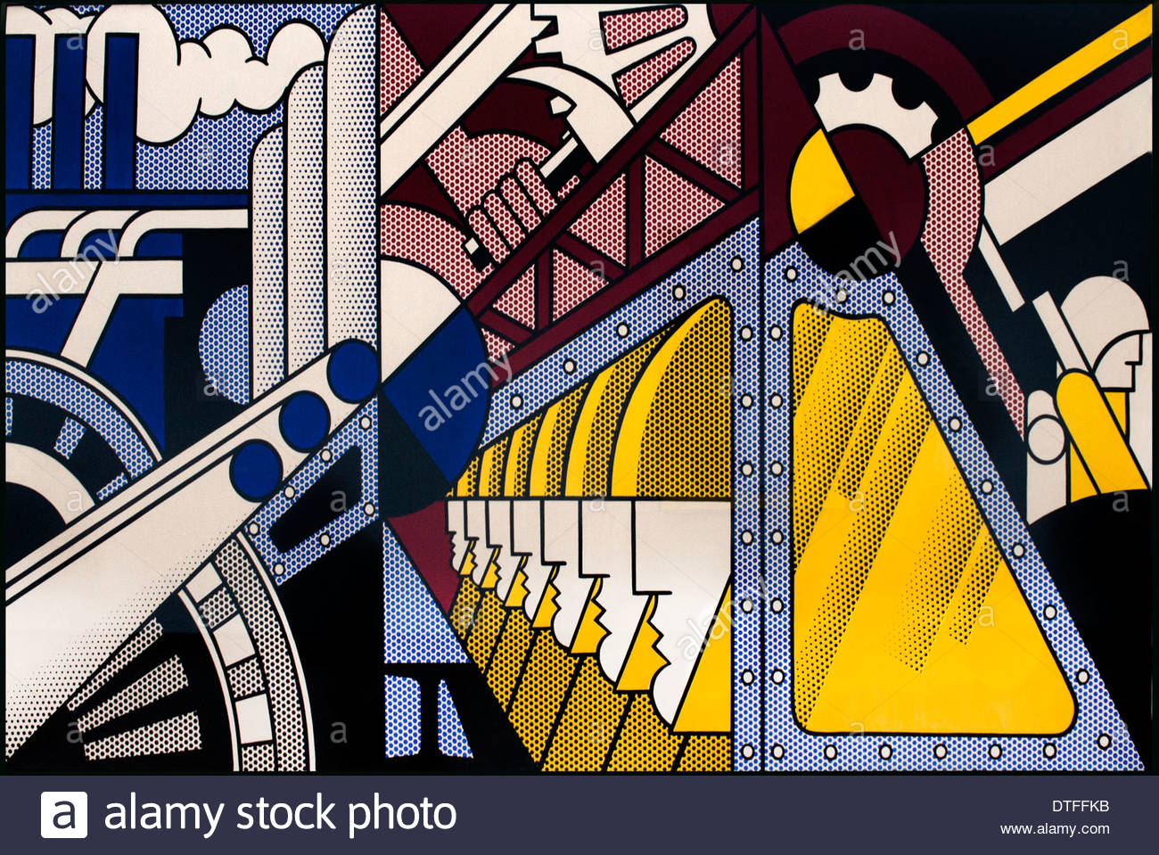 Roy Lichtenstein Painting Stock Photos & Roy Lichtenstein Painting ...