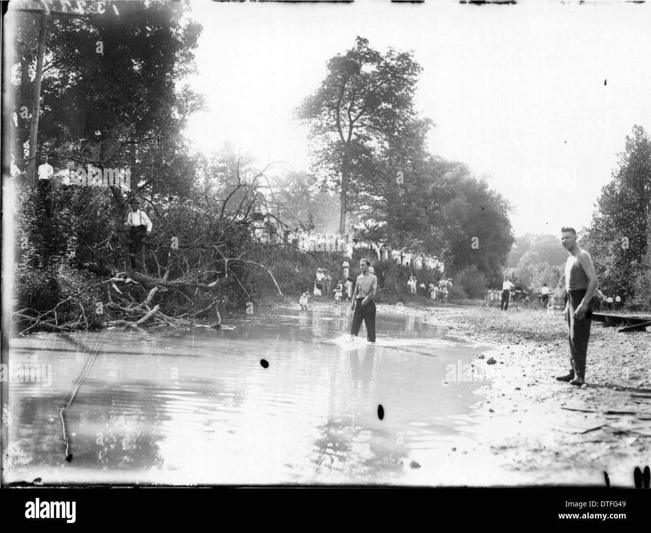 This historical photograph from 1914 shows Miami University students ...
