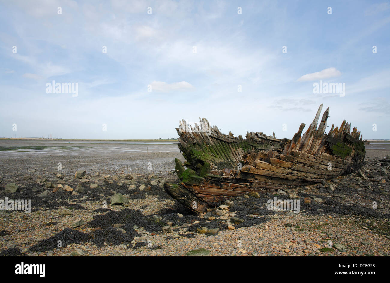 Wrecked barge hi-res stock photography and images - Alamy