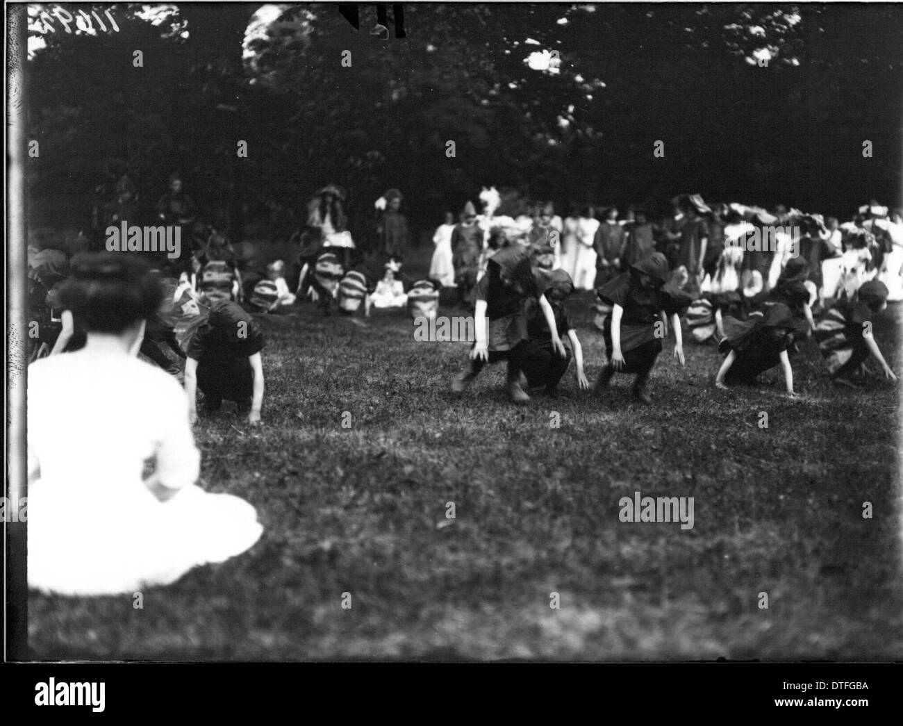 This photograph captures the May Day celebration at McGuffey School in ...