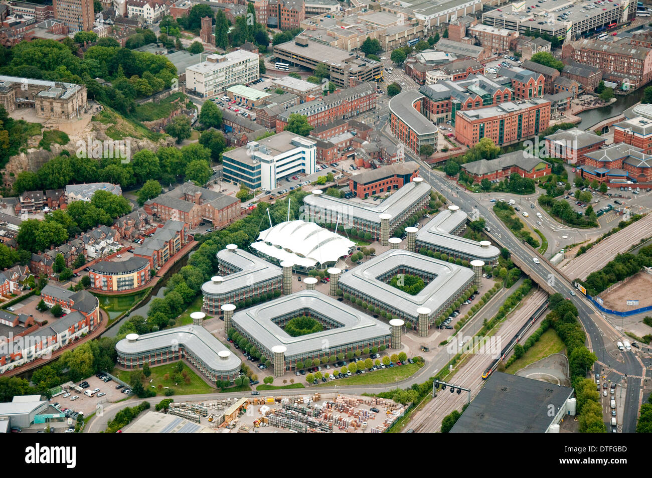 Nottingham aerial hi-res stock photography and images - Alamy