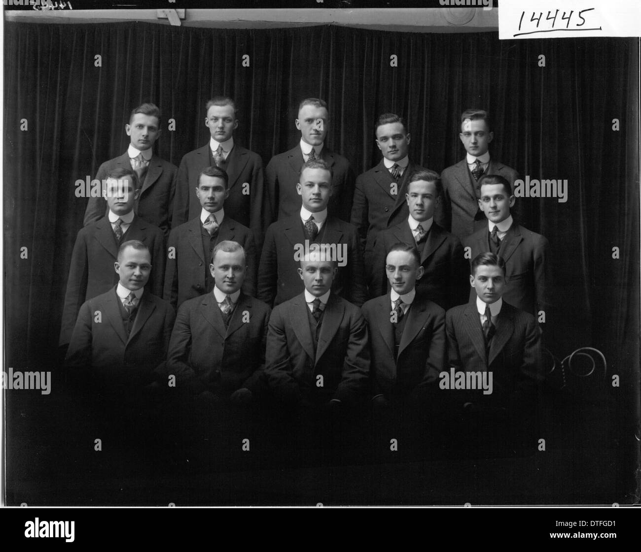 A group portrait from 1915 featuring members of the Pan-Hellenic ...