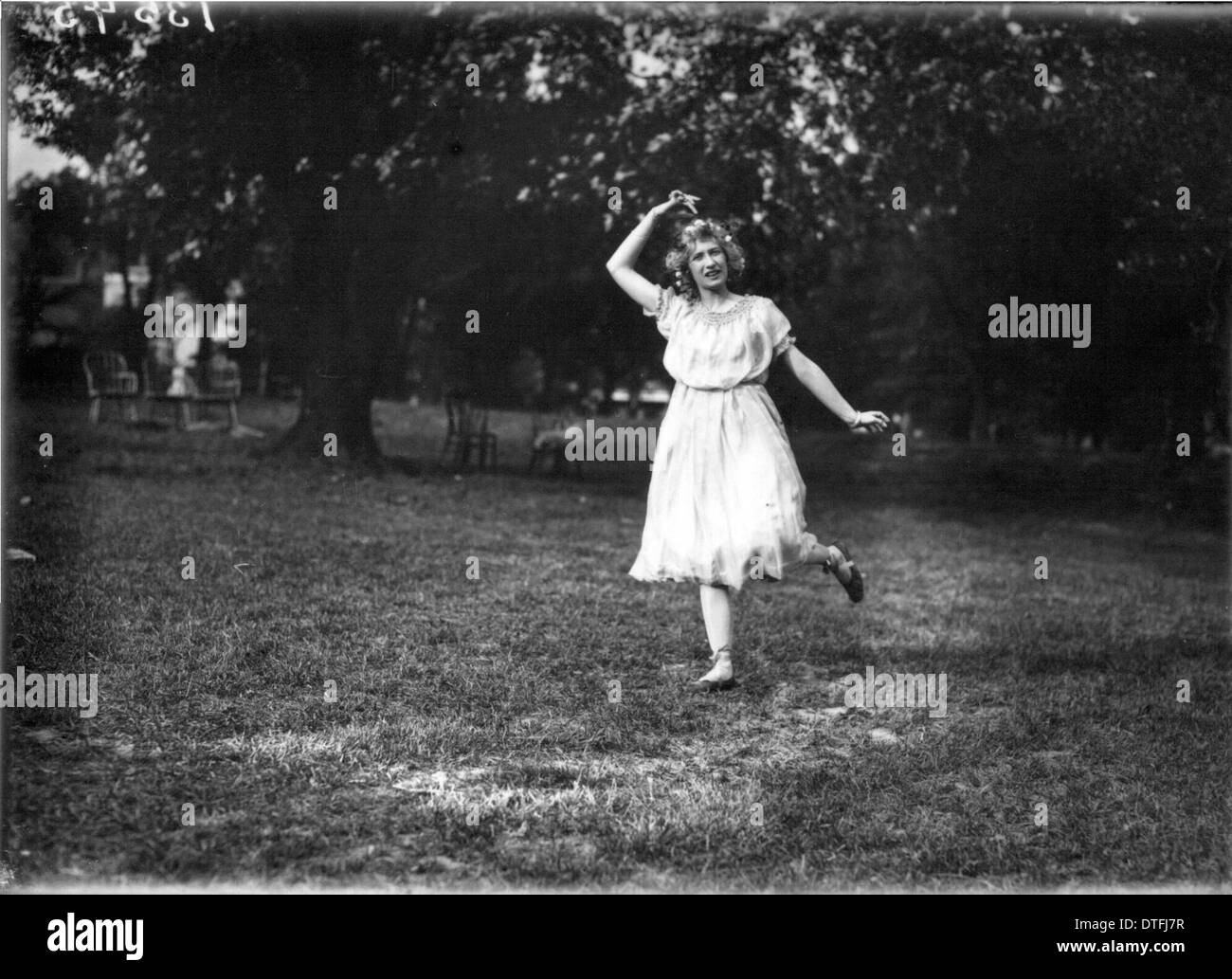 This photograph captures a dance performance during the May Day ...