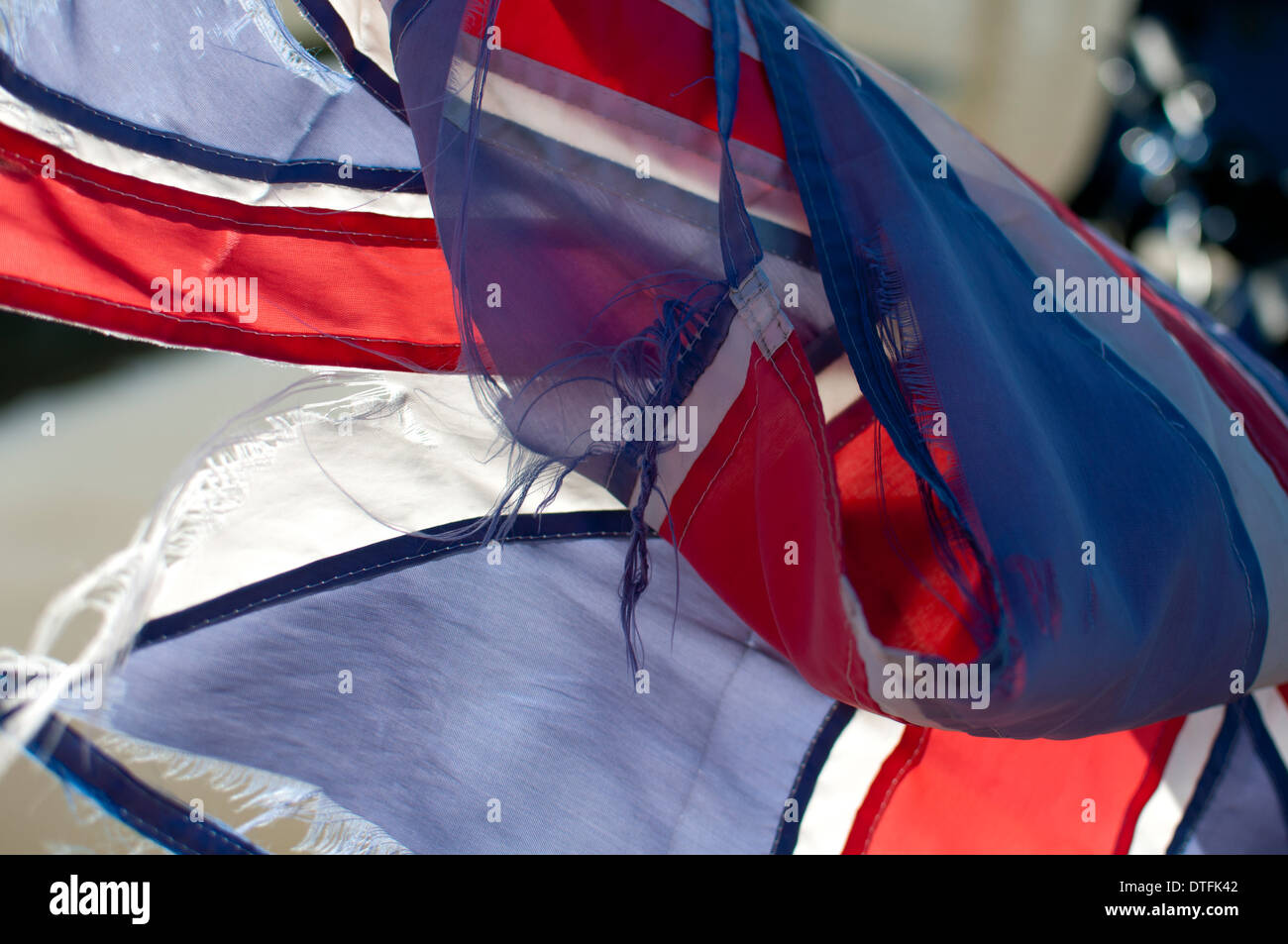 A torn Union Jack flag Stock Photo - Alamy