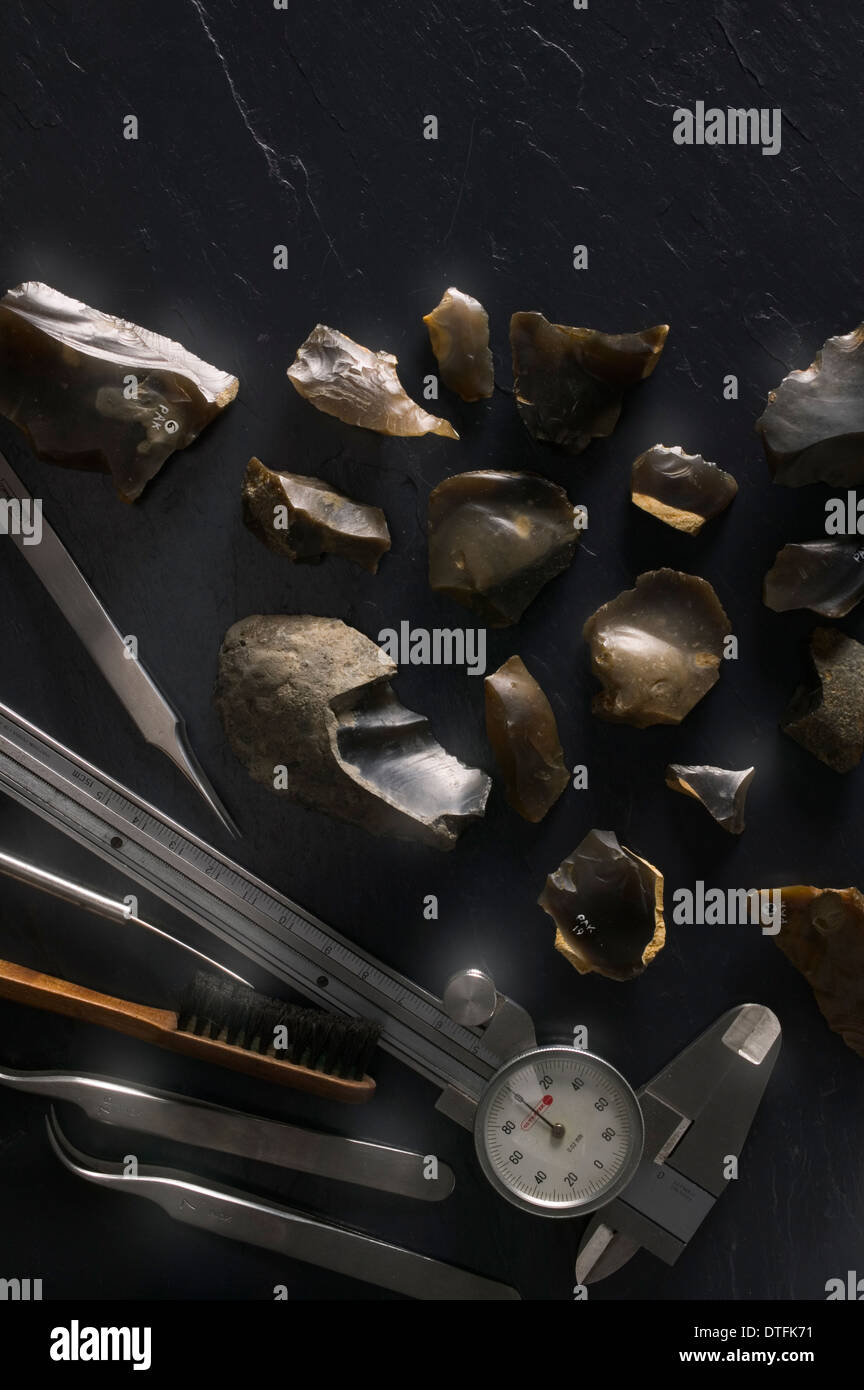 Flint Tools High Resolution Stock Photography and Images - Alamy