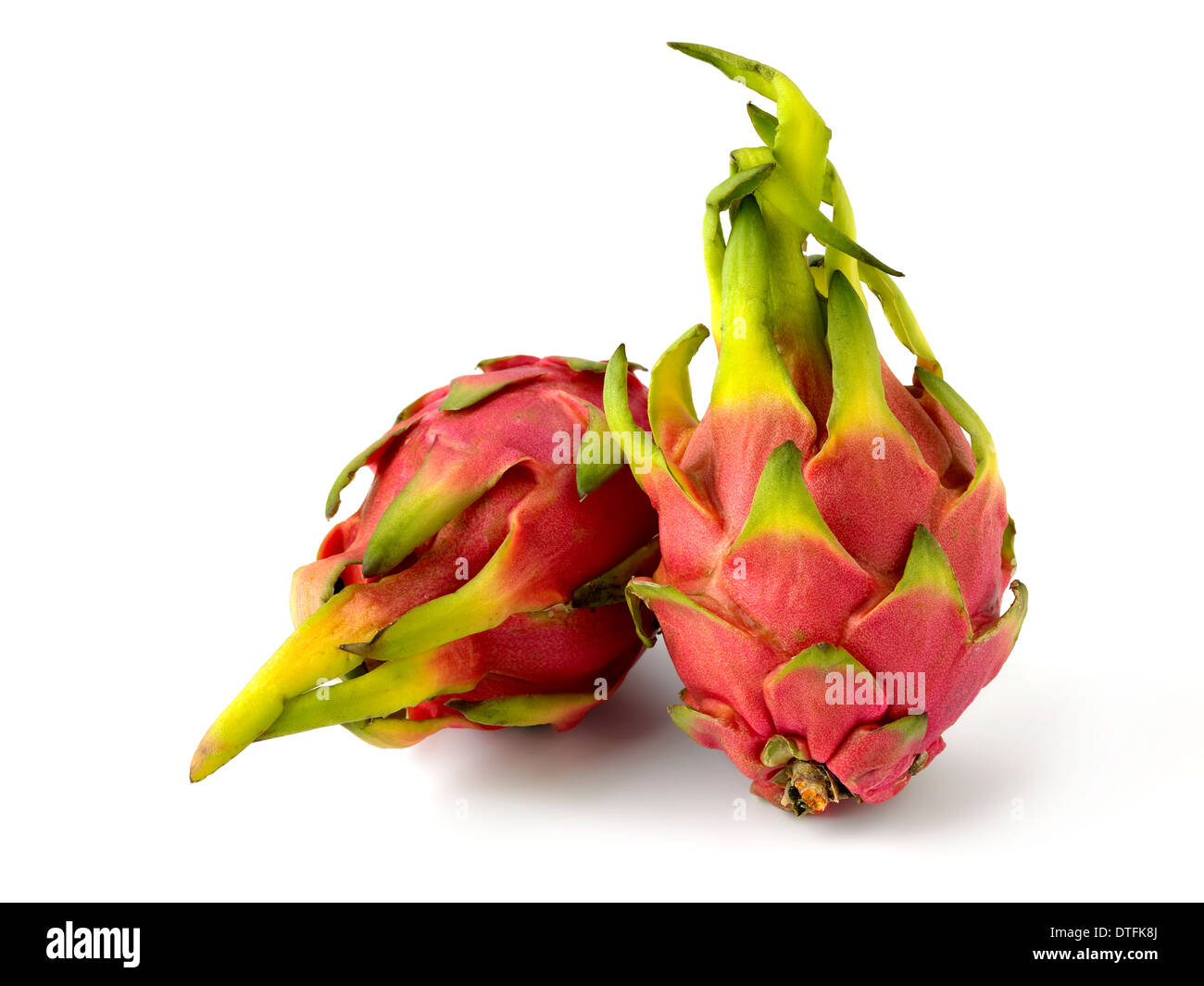 Red flesh dragon fruit Cut Out Stock Images & Pictures - Alamy