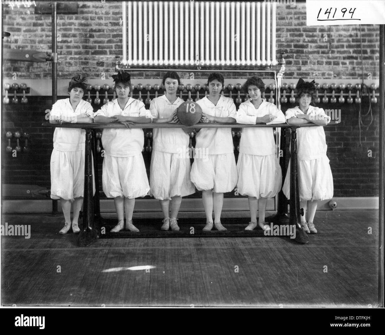 This photograph captures the freshmen basketball team at *Western ...