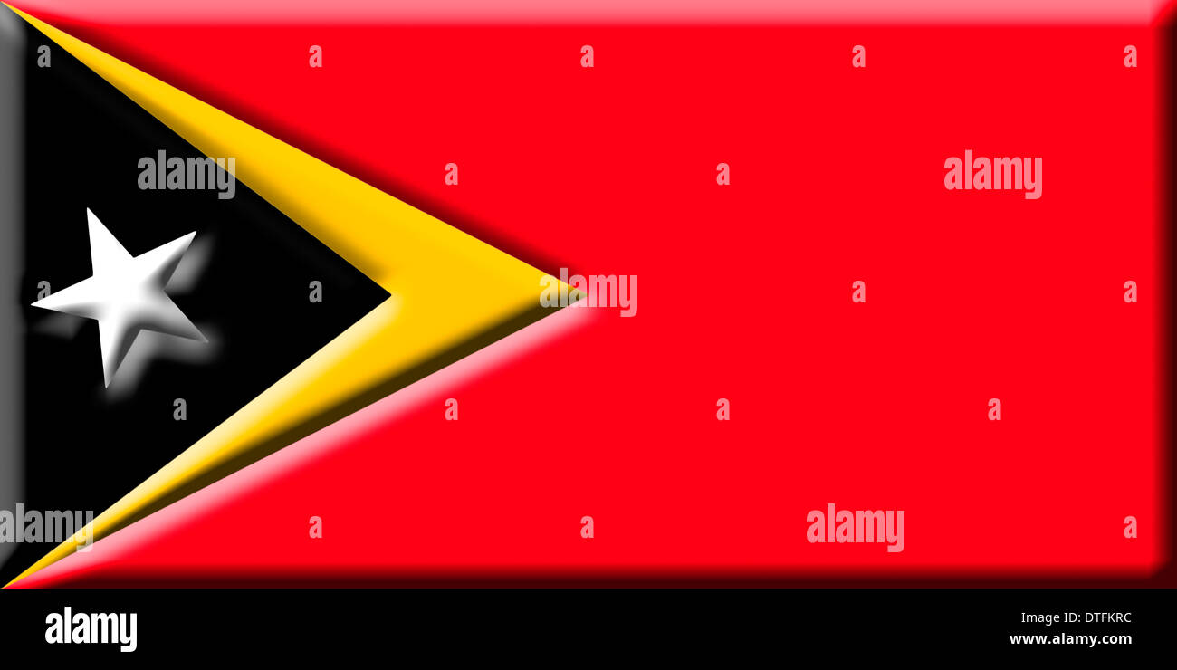 Democratic Republic of Timor-Leste / East Timor - national flag Stock ...